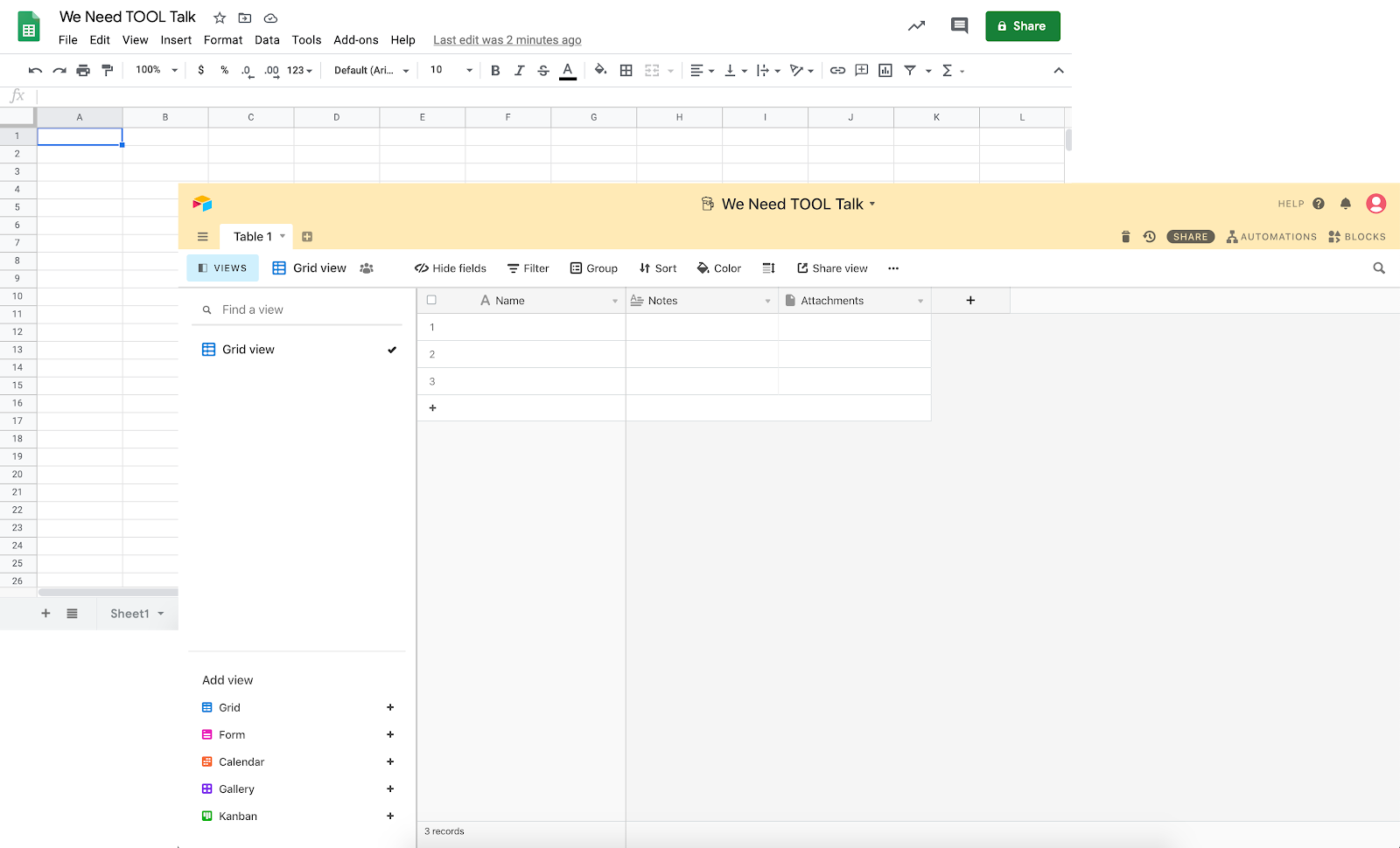 รีวิว Airtable | สร้าง Super Excels ด้วย Airtable – The Growth Master