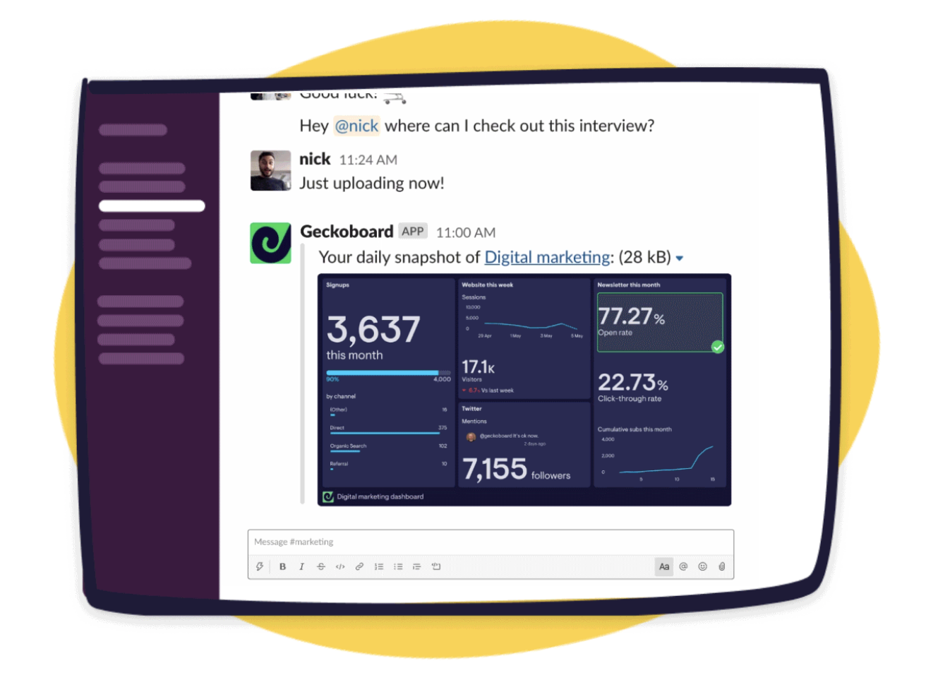 รีวิว Geckoboard - Data Dashboard จอกว้างที่จะทำให้ทั้งทีมเห็น Key Data ...
