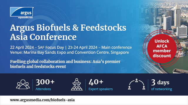 Argus Biofuels & Feedstocks Asia Conference 2024
