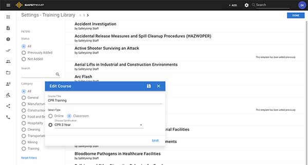 EHS Software - SafetyAmp