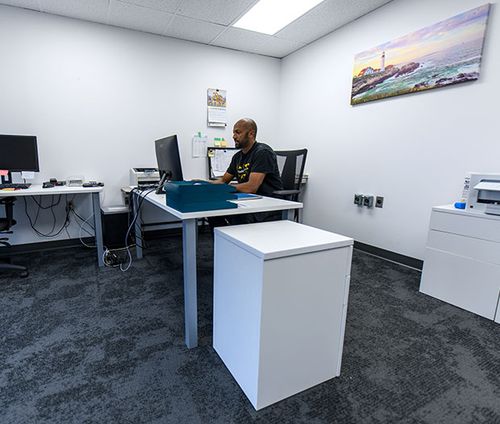 TradeSpace: customizable warehouse and office space solutions.