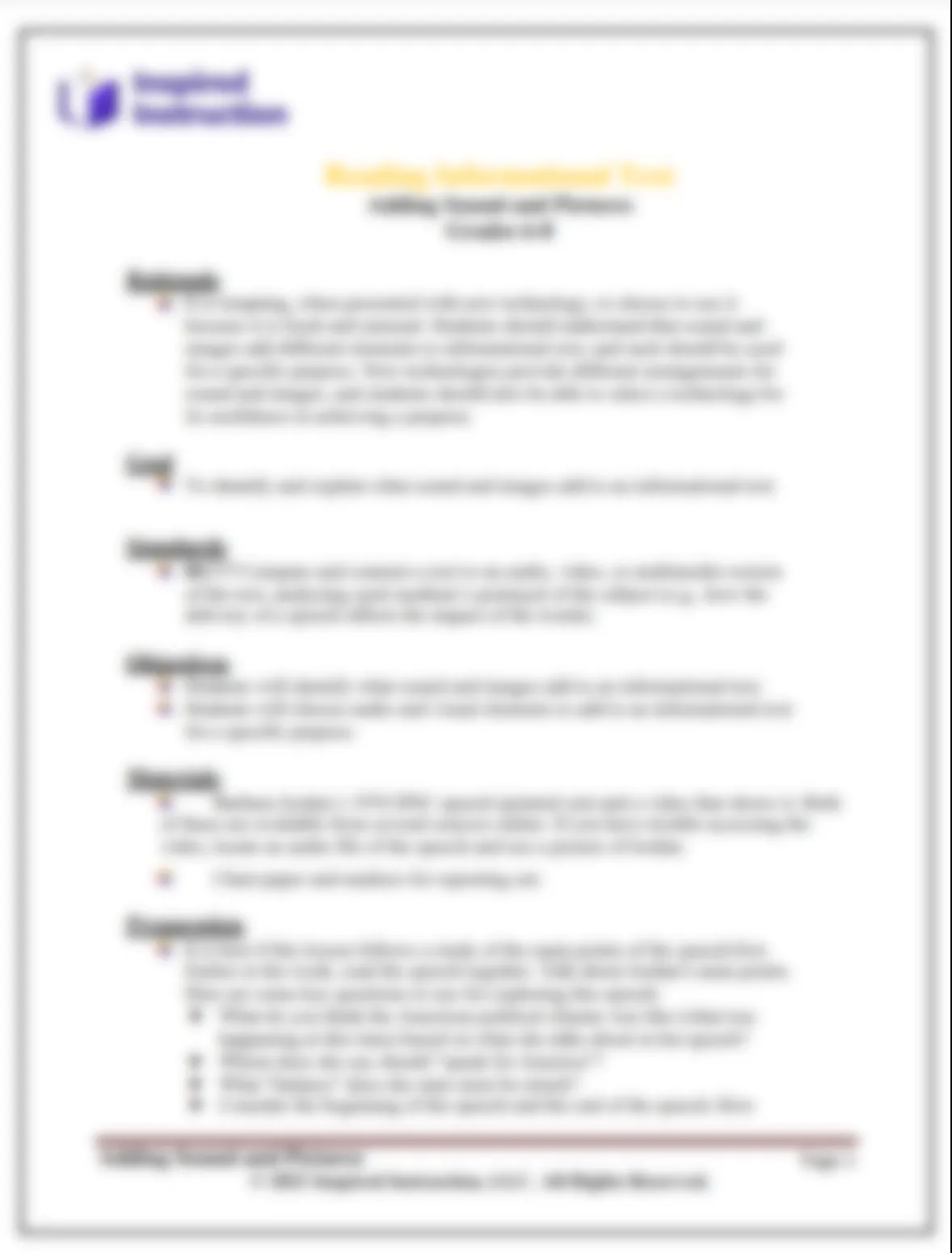 5E Model Lesson Plan Template for 3rd to 9th Grade [Free Download]