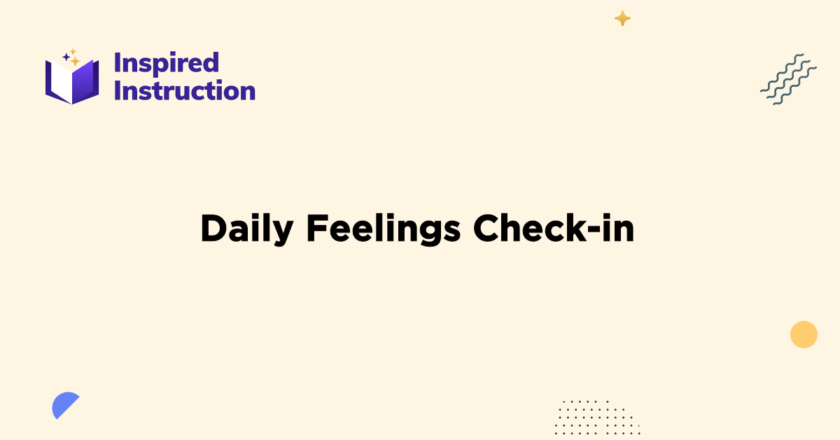 Daily Feelings Check-in