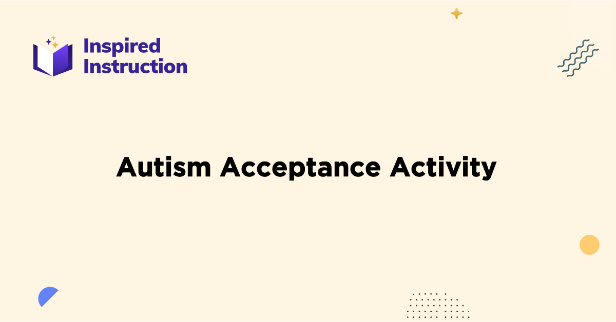 Autism Acceptance Activity