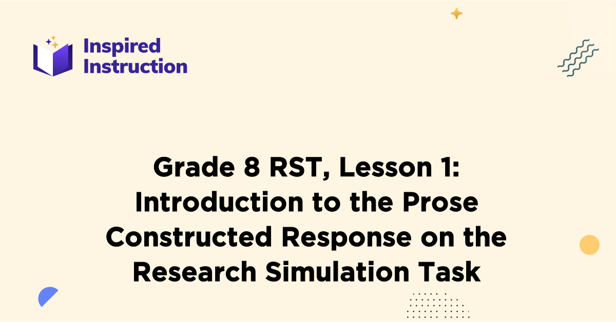 Intro to the Prose Constructed Response on the Research Simulation Task