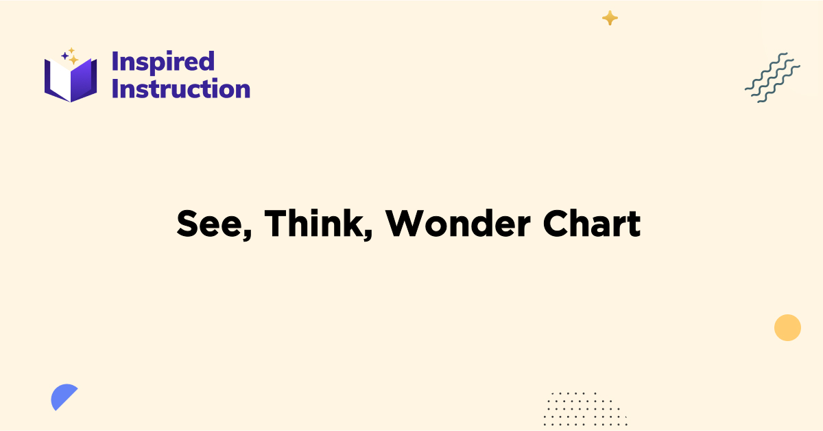 See, Think, Wonder Chart