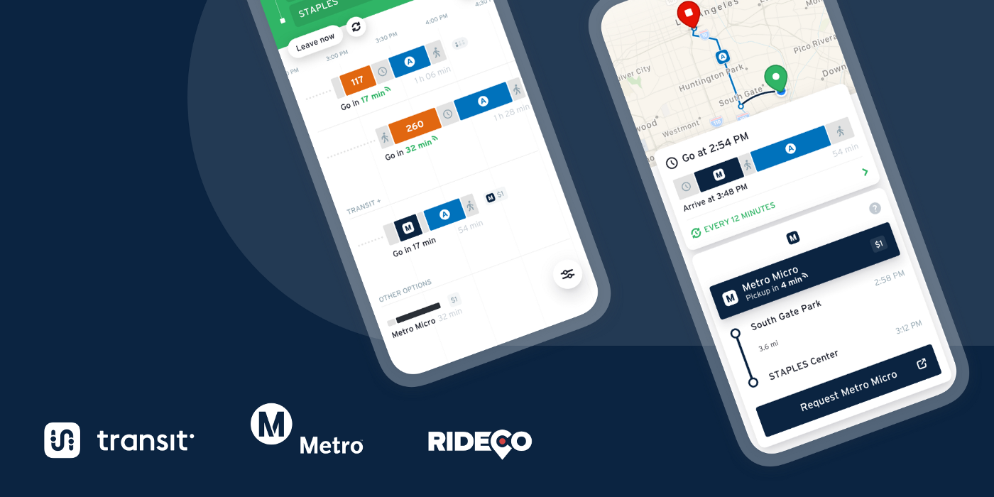 Transit app Integrates Los Angeles Metro’s On-Demand Service, Metro Micro