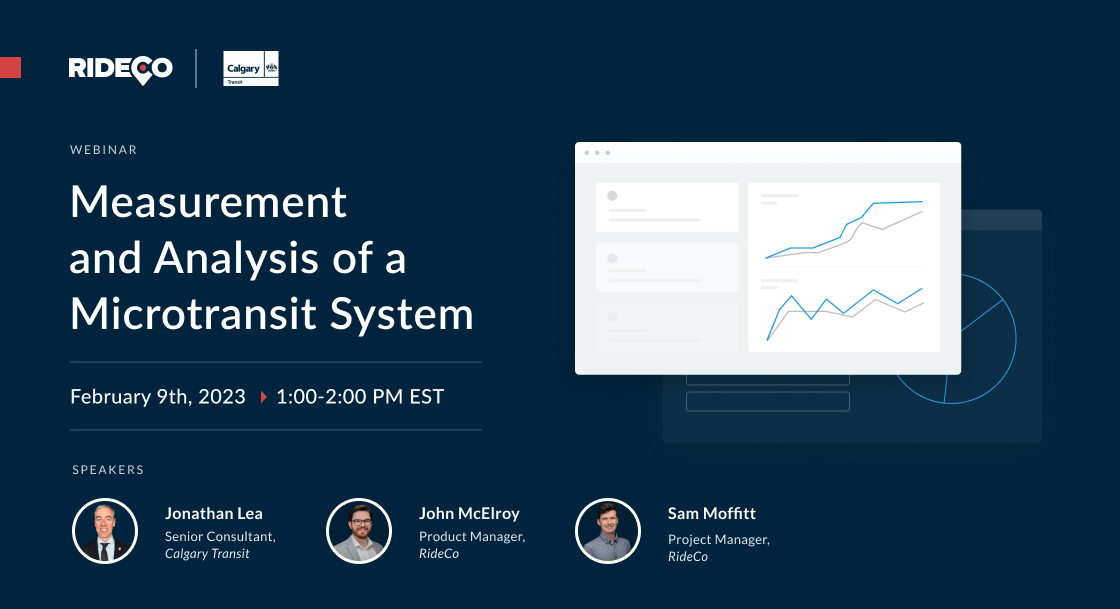 RideCo Webinar | Measurement and Analysis of a Microtransit System