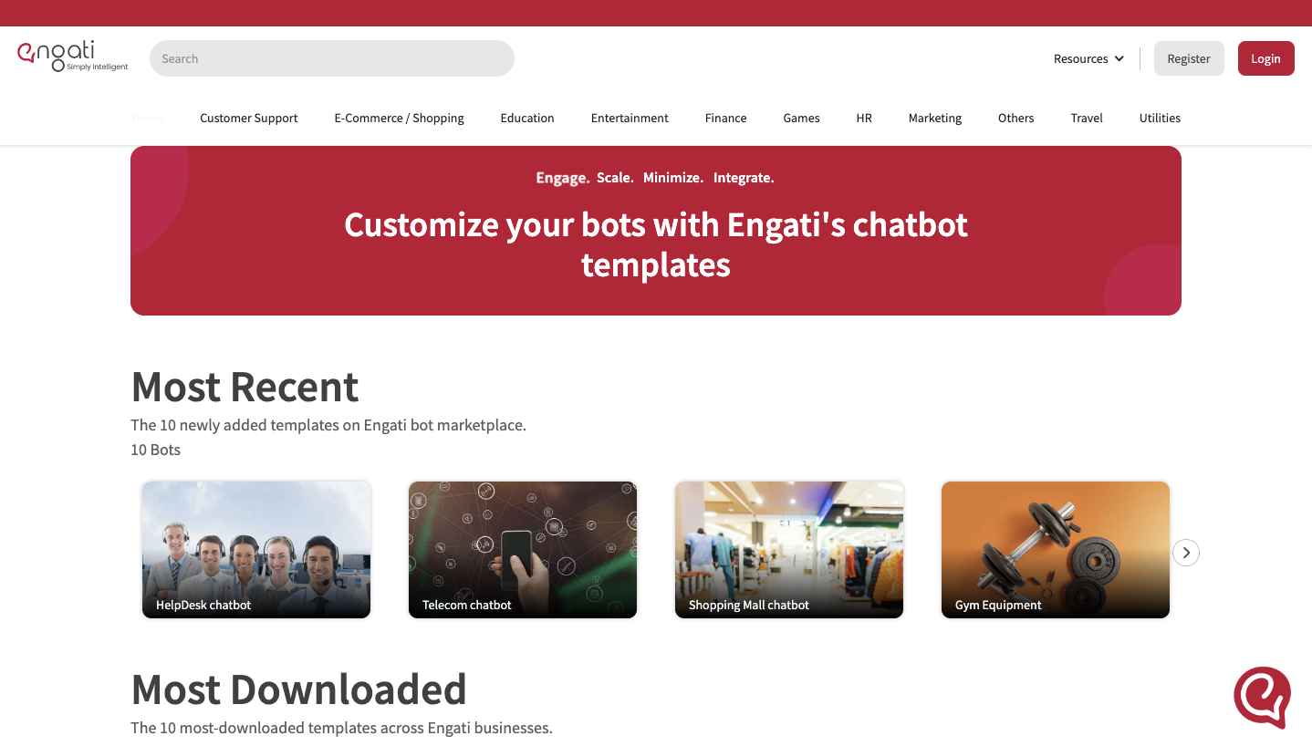101+ Free chatbot templates: Boost your conversions! | Engati