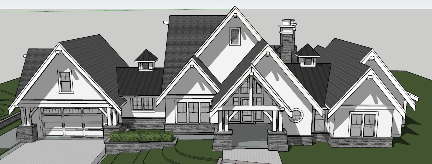 Elk Lake by Blackline Home Design | Custom Homes Victoria BC