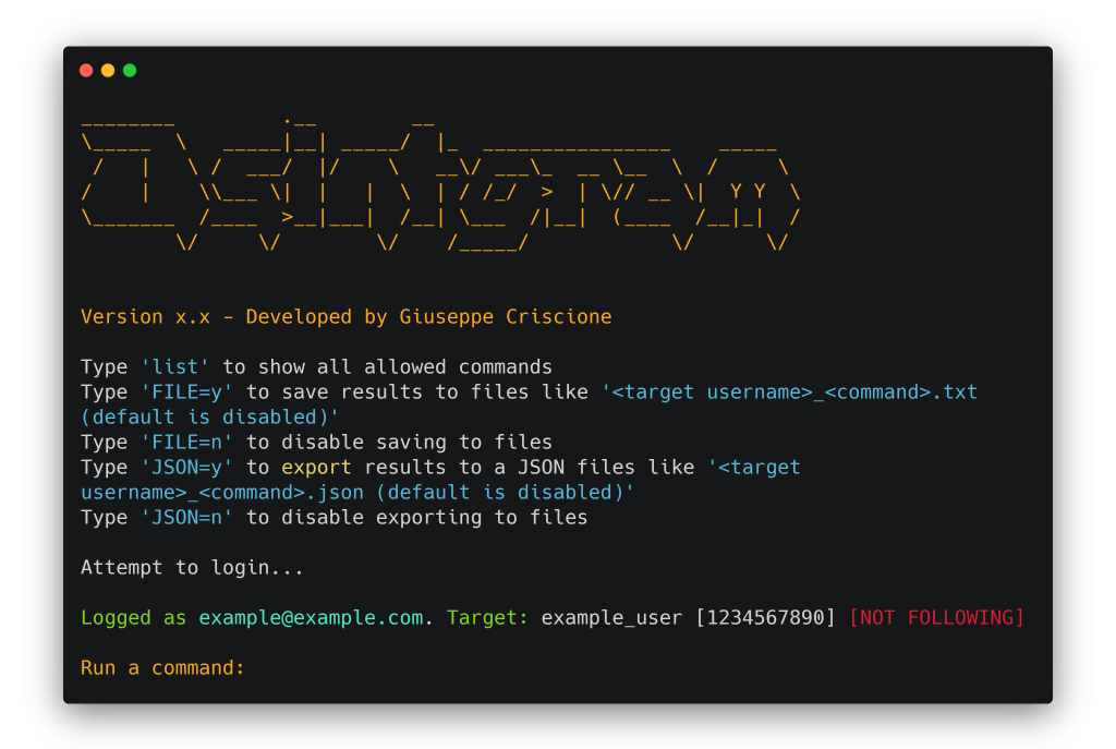 Scraper les comptes d'Instagram (Instagram hack avec Python)