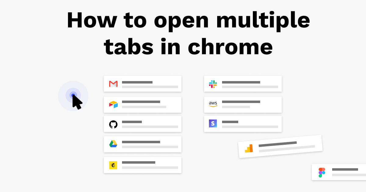 How to open multiple tabs in chrome | Partizion