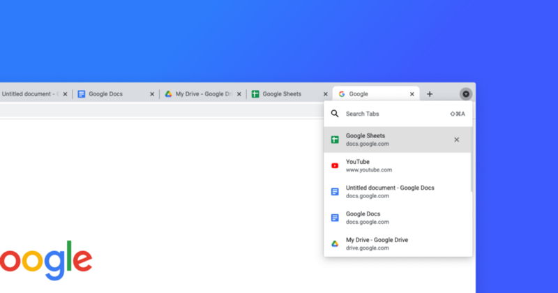 How to search tabs in chrome | Partizion