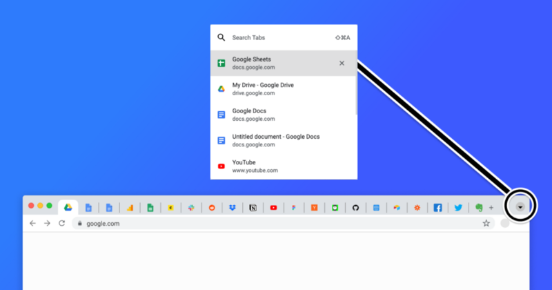 How to search tabs in chrome | Partizion