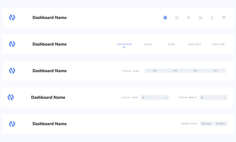 Download Power BI Navigation Bars from Numerro