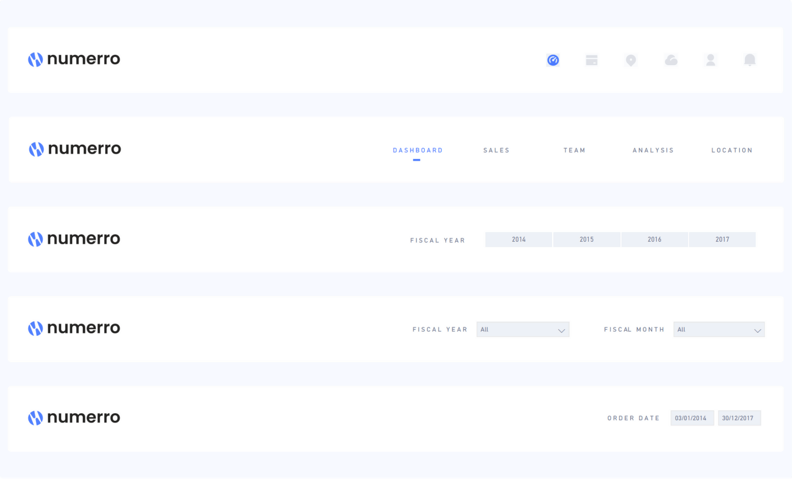 Download Power BI Navigation Bars from Numerro