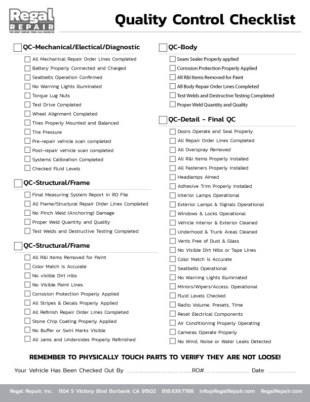 Forms | Regal Repair