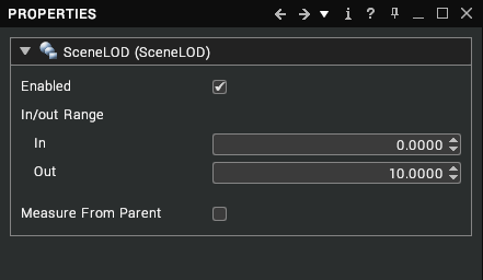 Scene LOD (Level of Detail)