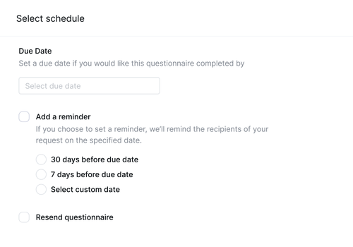 Security Questionnaires