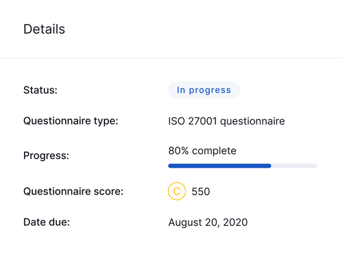 Security Questionnaires