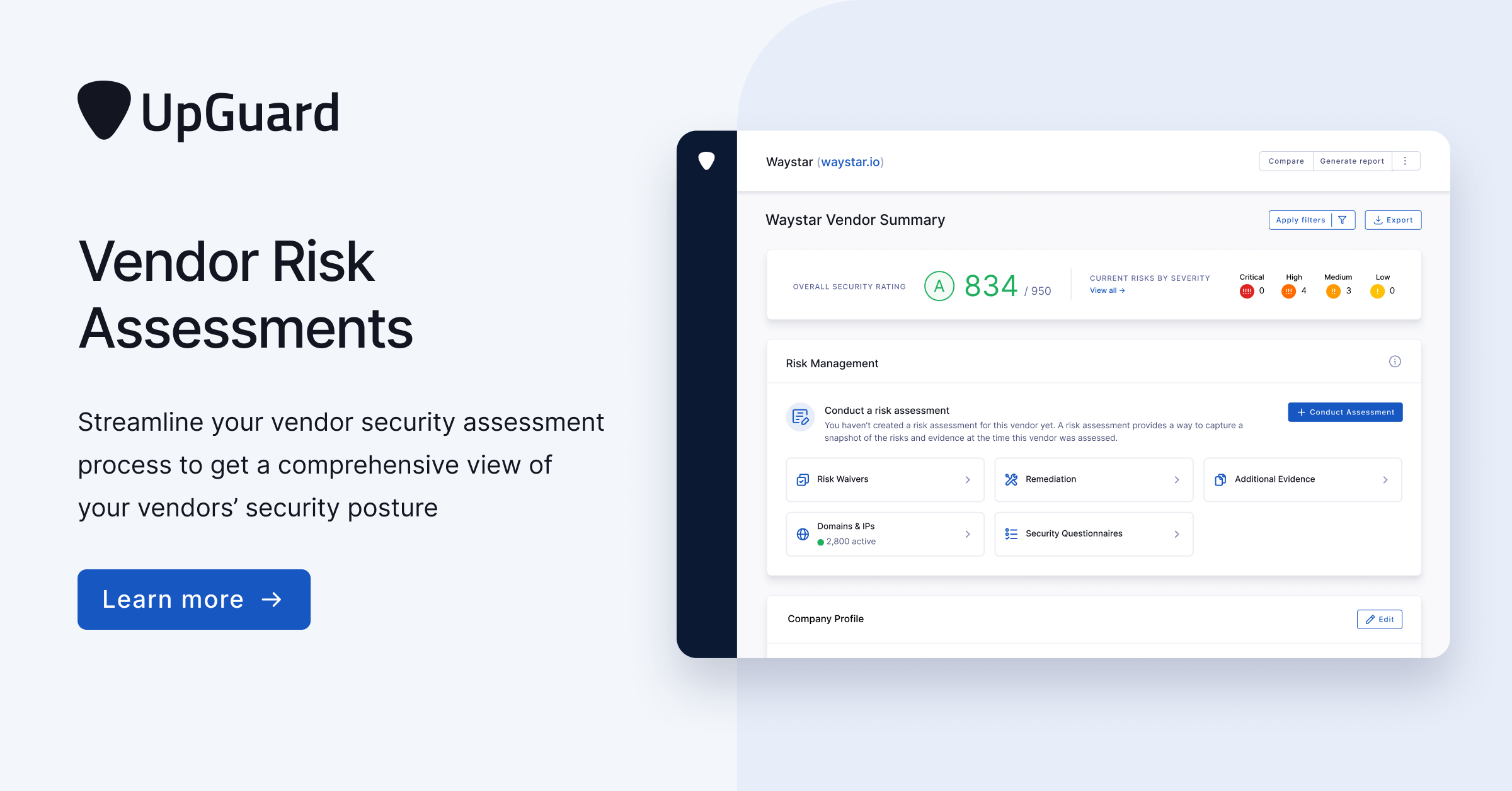 Vendor Risk Assessments