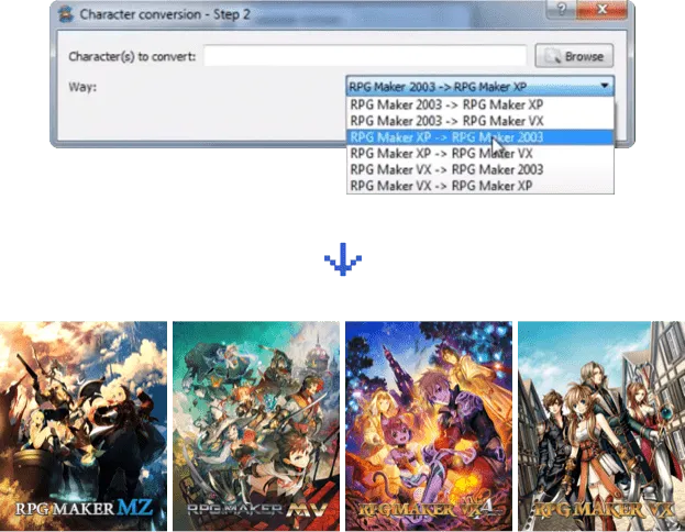 Game Character Hub: Portfolio Edition | RPG Maker | Create Your Own Game!