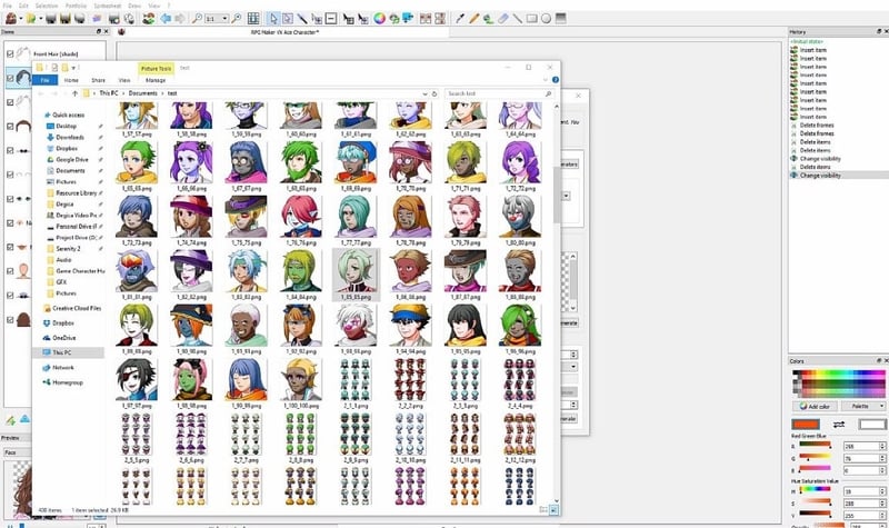 Game Character Hub: Portfolio Edition | RPG Maker | Create Your Own Game!