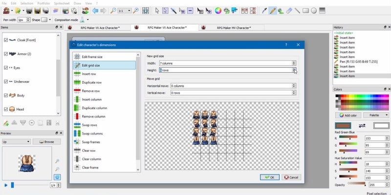 Game Character Hub: Portfolio Edition | RPG Maker | Create Your Own Game!