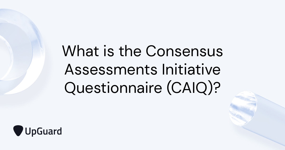 What is the Consensus Assessments Initiative Questionnaire (CAIQ ...
