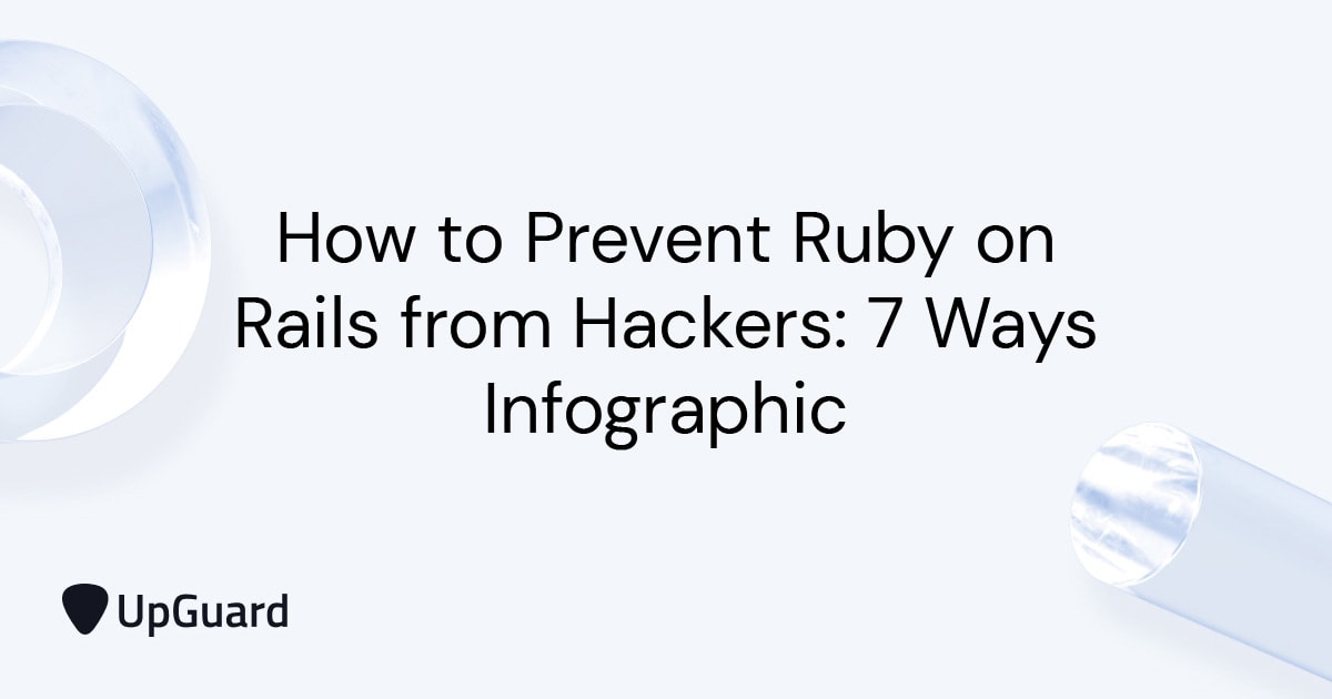 How to Protect Ruby on Rails from Hackers: 7 Ways Infographic | UpGuard