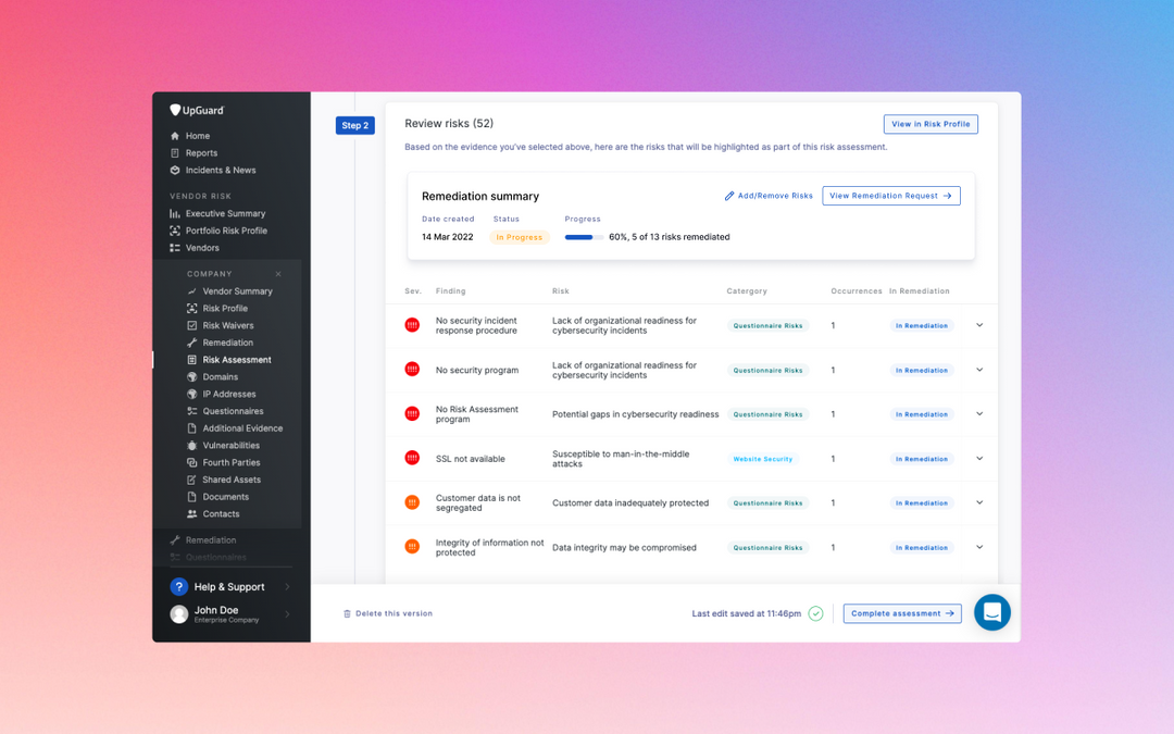 Release Notes | UpGuard