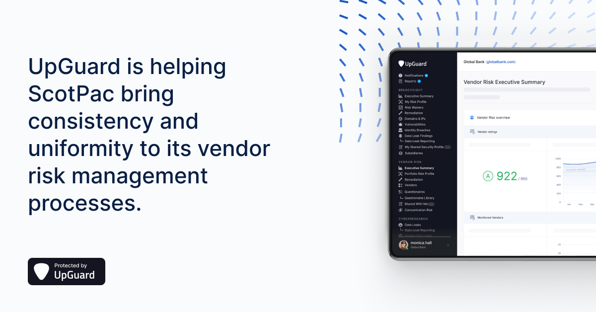 UpGuard is helping ScotPac bring consistency and uniformity to its ...