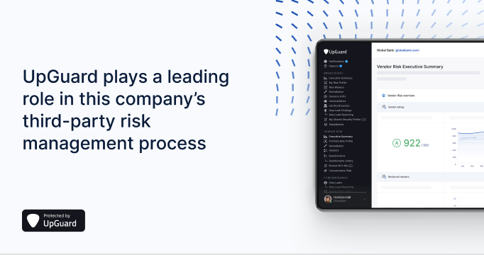 Large Fund Manager uses UpGuard’s managed services for third-party risk ...