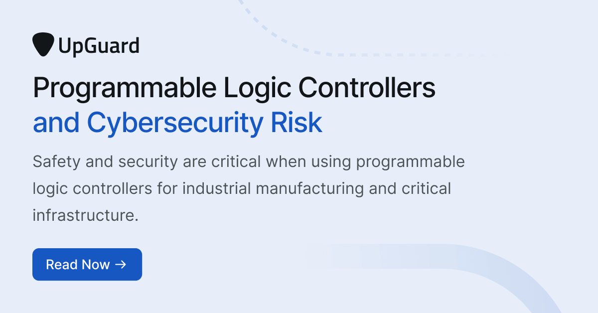 Programmable Logic Controllers and Cybersecurity Risk | UpGuard