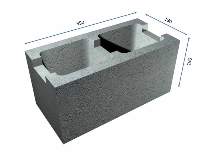 Monier Concrete Blocks - 200mm Series - Half (200x200x200)