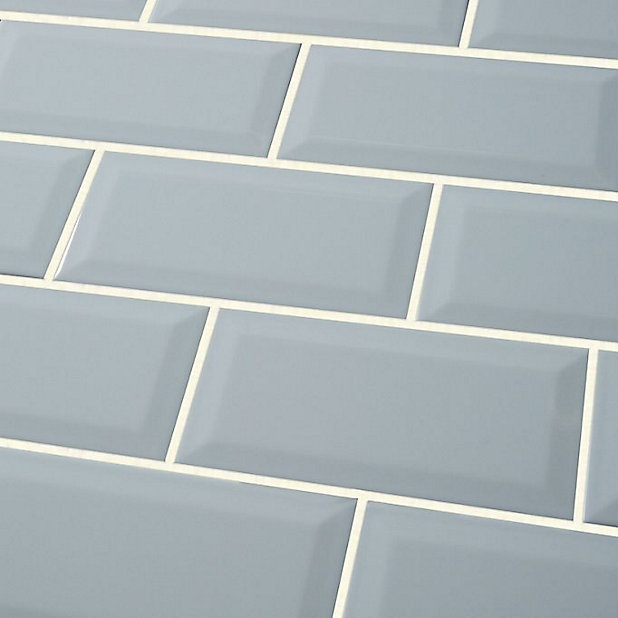 BICL Ceramic Wall Tile-Gloss L/Blue 200X200mm-25Pcs/Ctn-1M2-2266