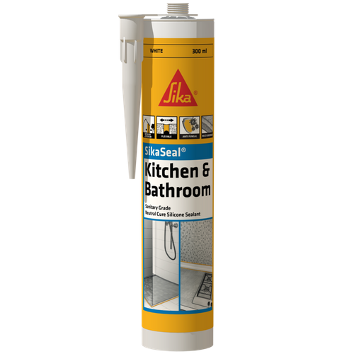 Sika SikaSeal® Bathroom & Kitchen - Wet Areas 300ml Clear A1