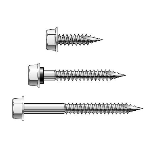 Zenith Timber Screws Hex Head 12Gx50mm-Pbx50-CVM7750