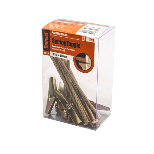 Ramset Ramset Spring Toggle Plug 10mm - RT10 (Box 100)