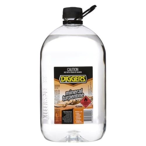 Diggers/Finesse Mineral Turpentine 4L - Diggers/Finesse (Pet Bottle)