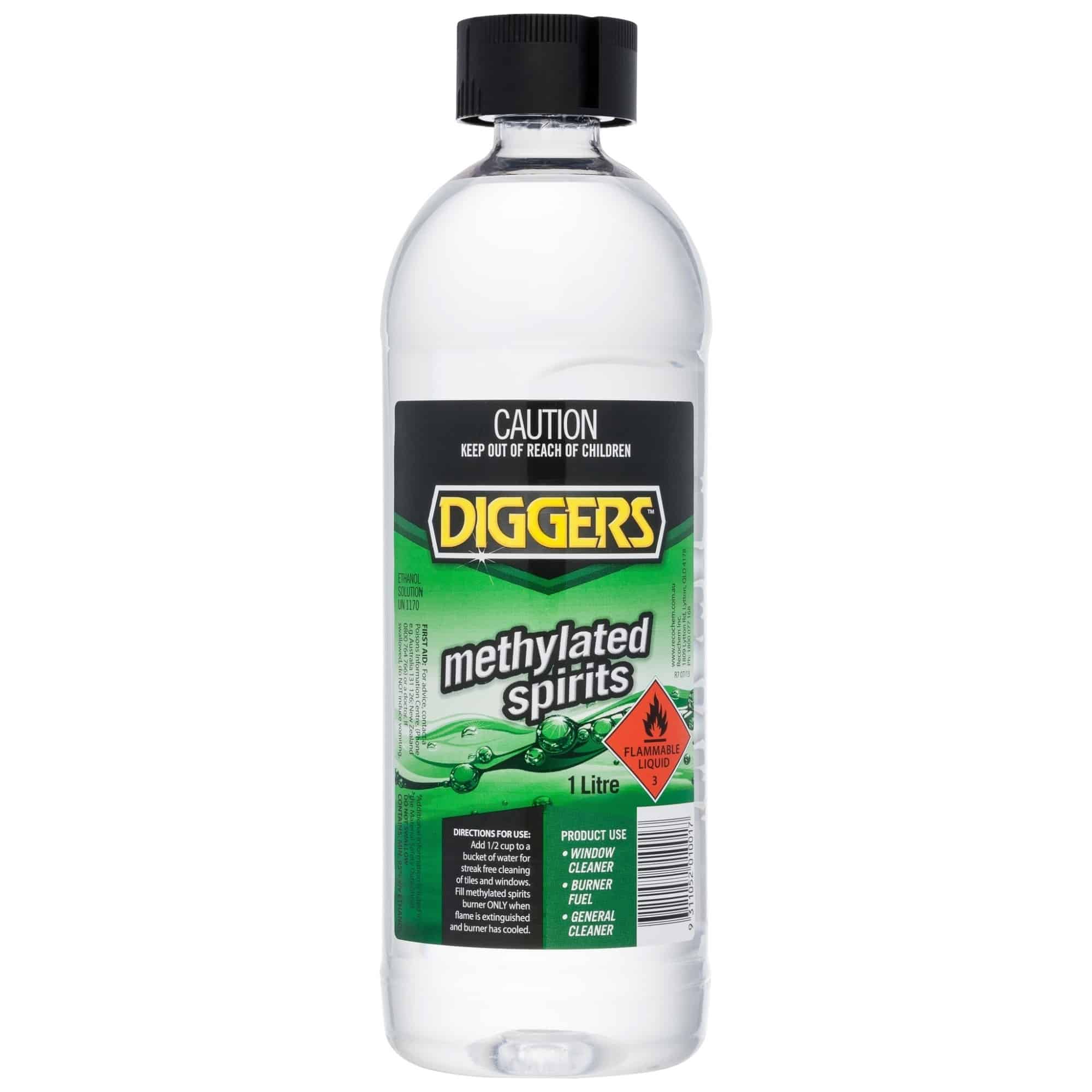 Diggers Diggers Methylated Spirits 1L