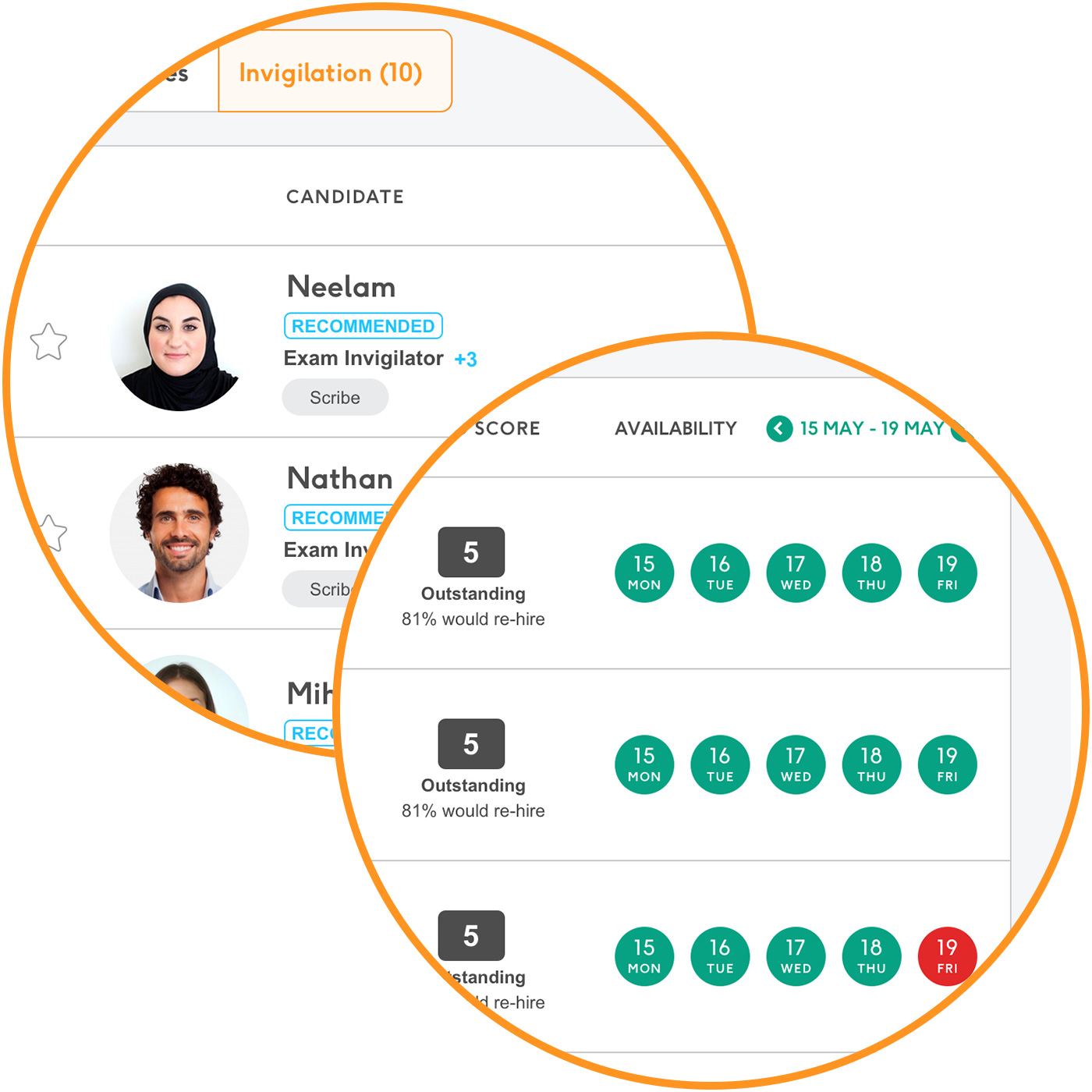 Book certified invigilators for schools