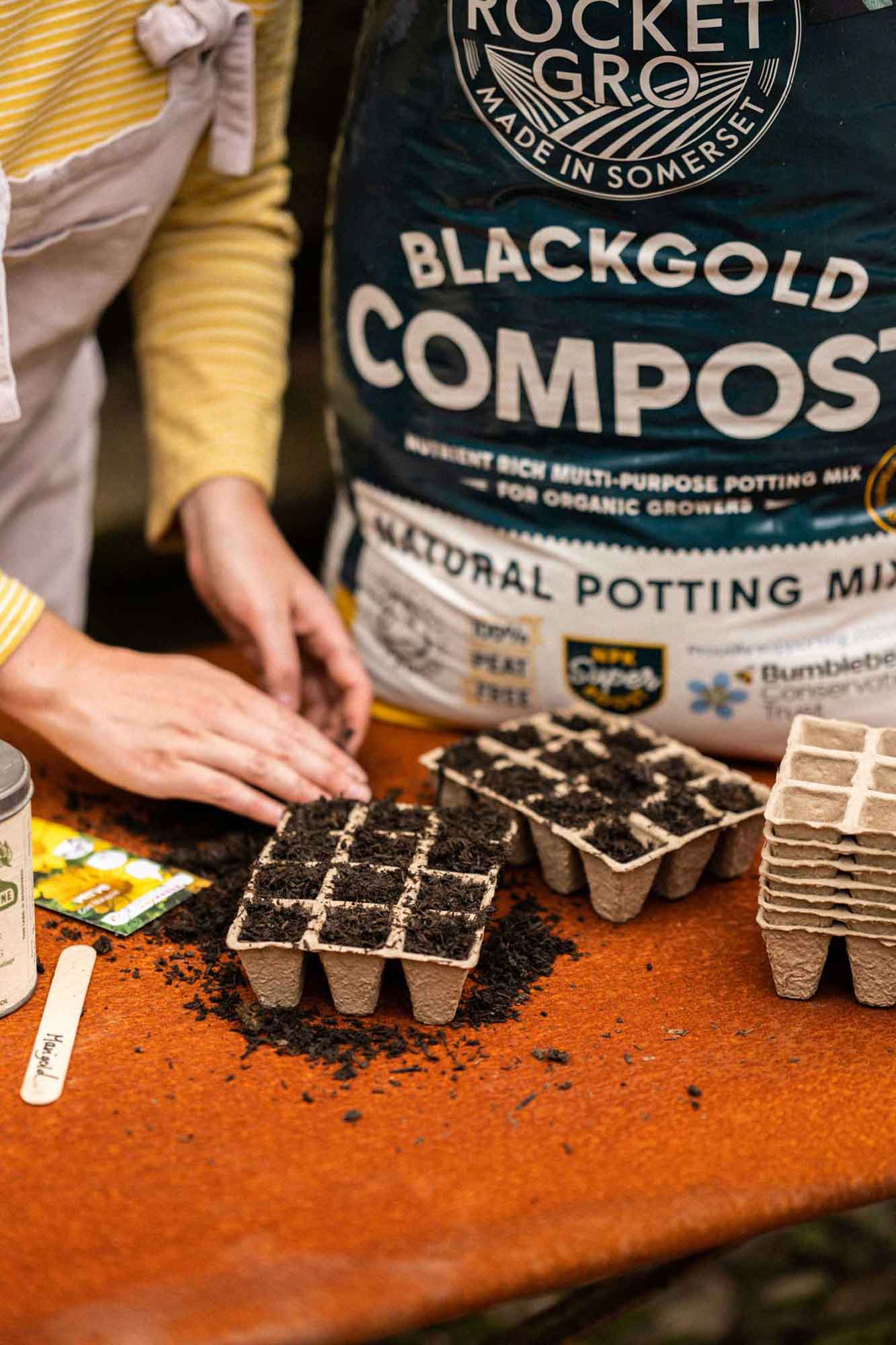 RocketGro | Brand identity design for a compost manufacturer.