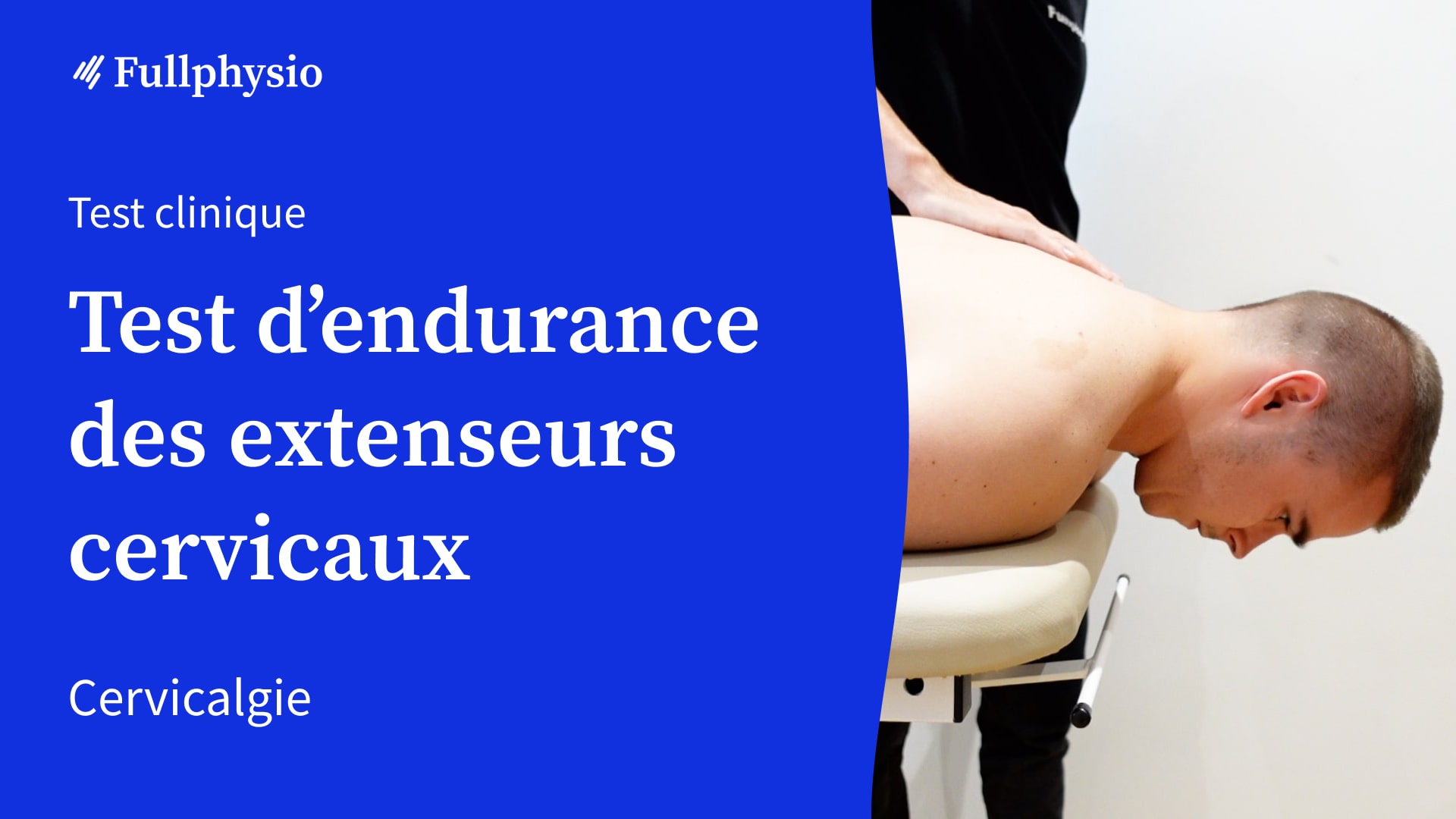 Test d'endurance des extenseurs cervicaux