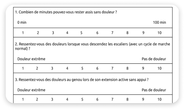 Victorian Institute of Sports Assessment-Patellar (VISA-P) pour les ...