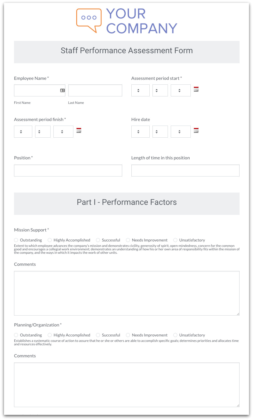 Annual Employee Performance Review En