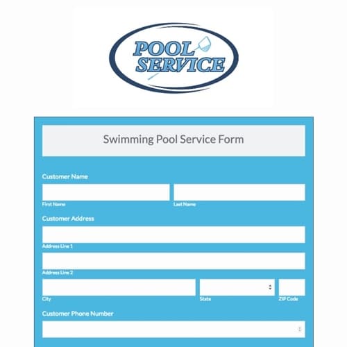 Pool Service Template | Works Offline | Formstack