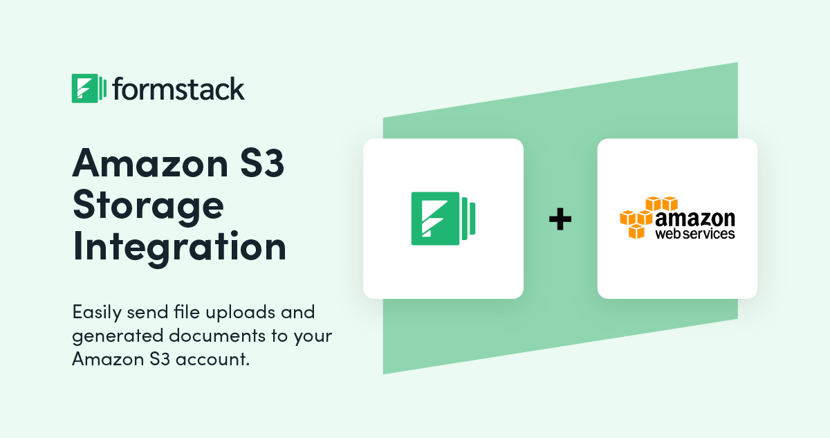 Amazon S3 Storage Integration | Formstack Forms & Documents