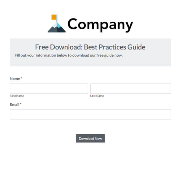 File Download Form Template | No Programming | Formstack
