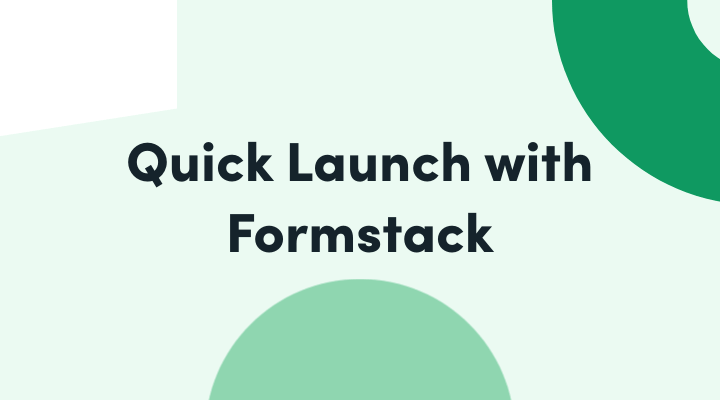Quick Launch with Formstack Video